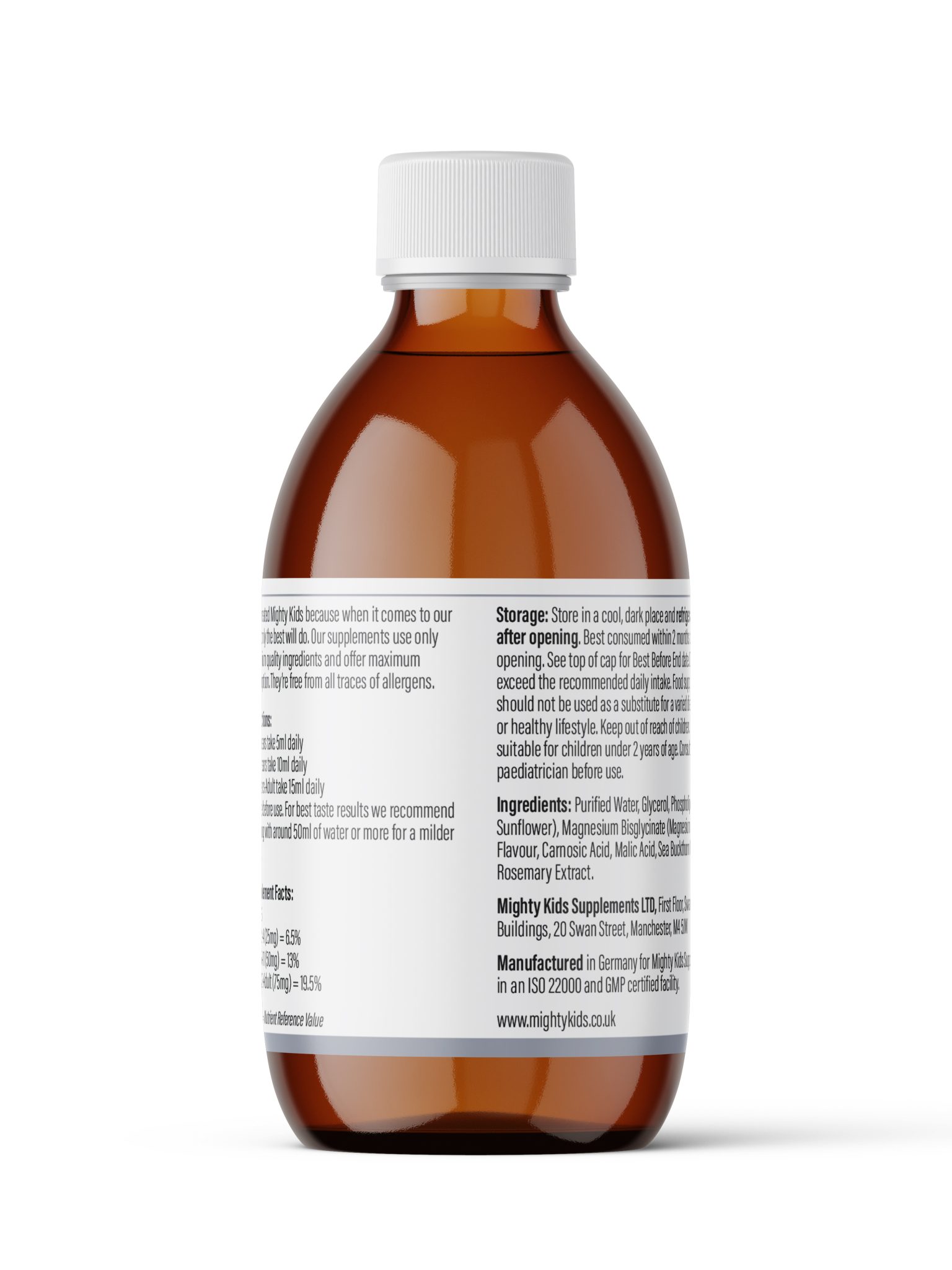 Liposomal Magnesium (Age 1+) - Mighty Kids