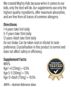 Liposomal Magnesium (Age 1+) - Mighty Kids