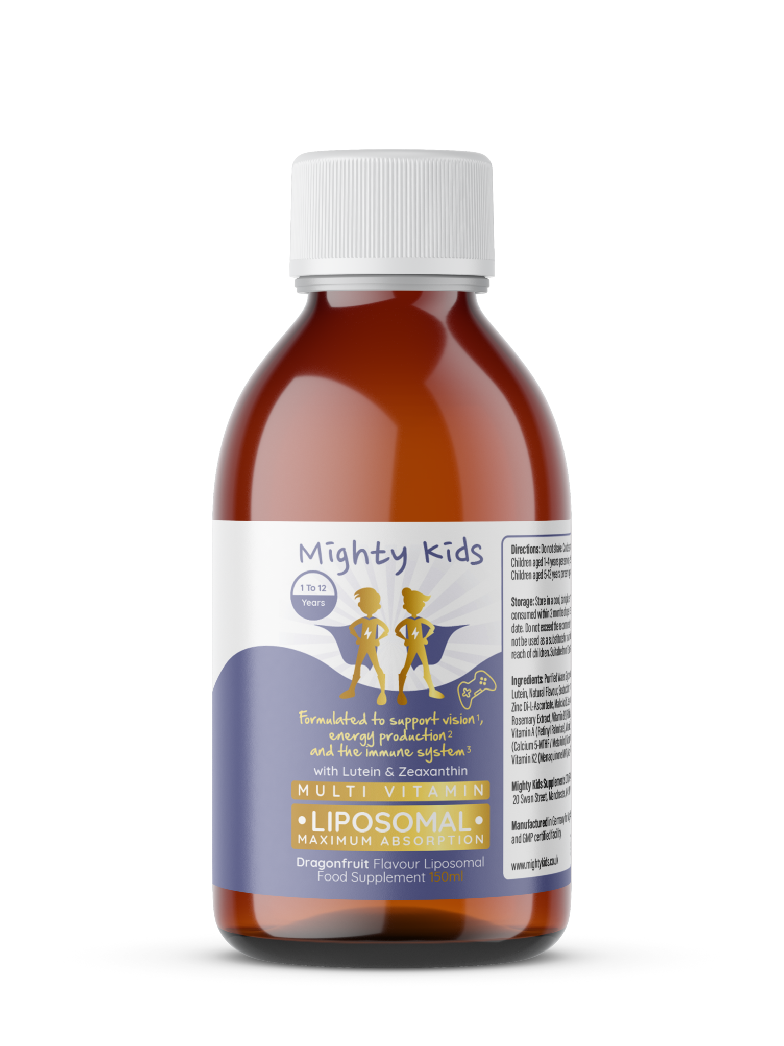 Liposomal Magnesium (Age 1+) - Mighty Kids